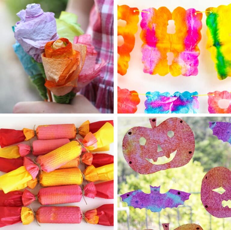 Tie Dyed Paper Towel The Craft Train tie-dyed-paper-towel-the-craft-train