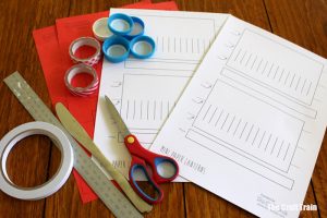 Mini Paper Lanterns with printable template - The Craft Train