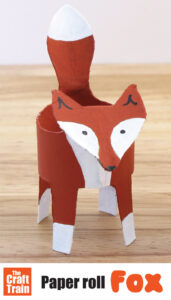 paper roll fox craft - The Craft Train