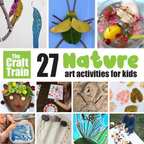 27 ways to create nature art - The Craft Train