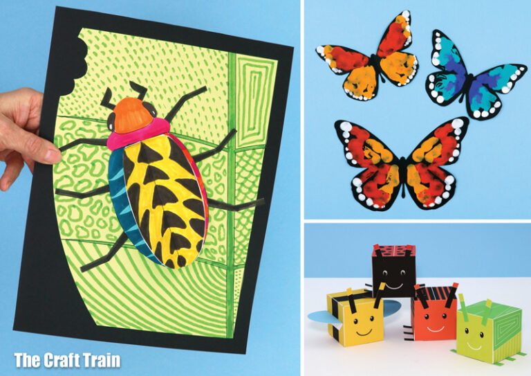 Bug crafts for kids - The Craft Train