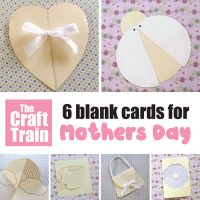 Six mothers day card templates - The Craft Train