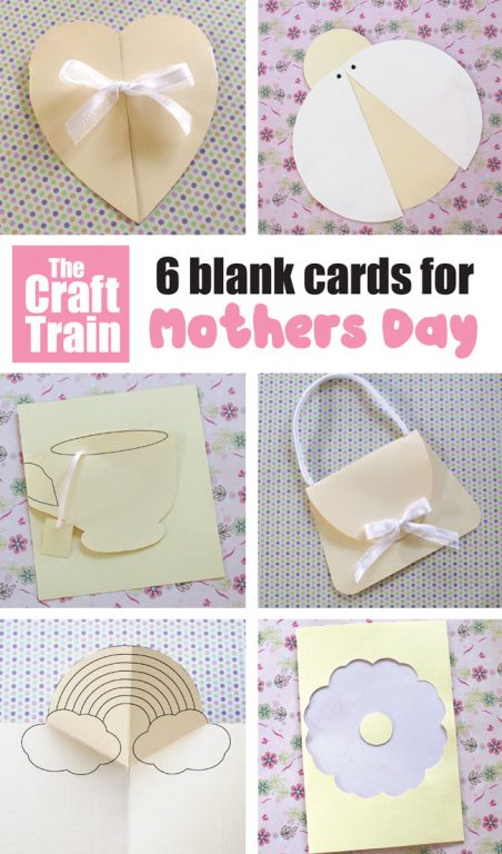 Six mothers day card templates - The Craft Train