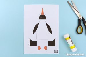 Paper penguin craft - The Craft Train