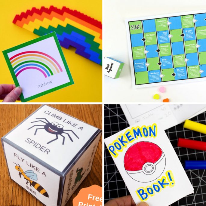 Fun free kids printables - The Craft Train