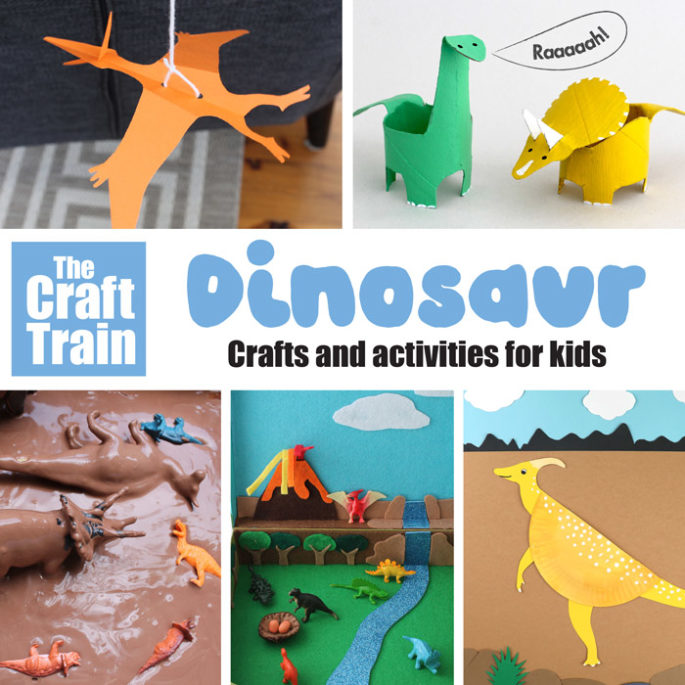Dinosaur crafts for kids - The Craft Train