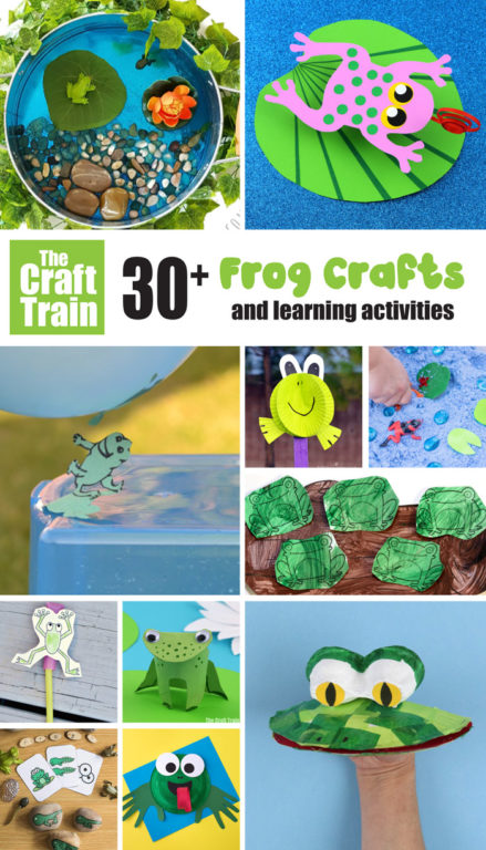 Frog crafts and activities - The Craft Train