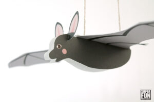 Paper bat craft - The Craft Train