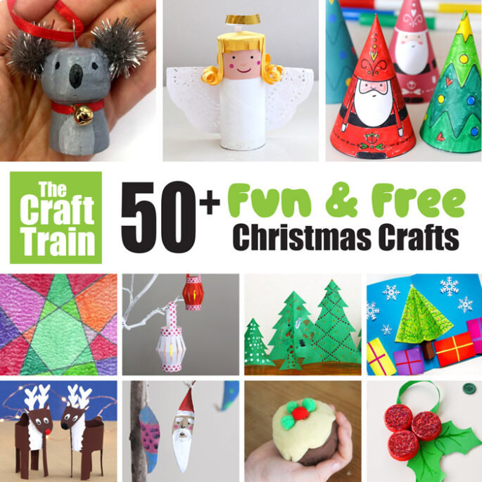 Free Christmas crafts - The Craft Train