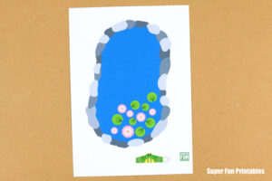 Woodland scene Spring papercraft - The Craft Train
