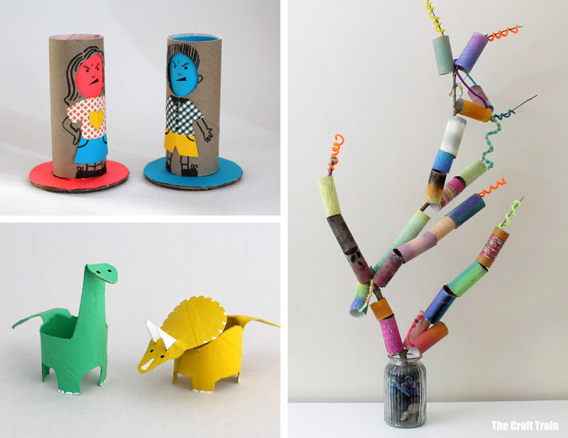 40 Recycled Crafts For Kids The Craft Train 40 Recycled Crafts For Kids The Craft Train