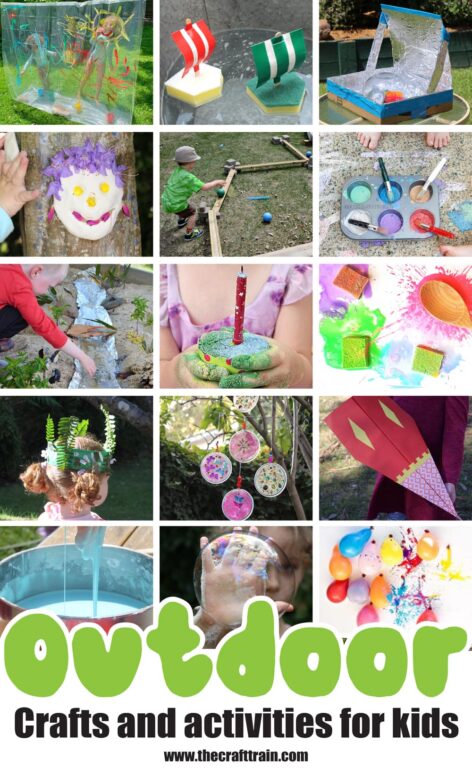 Outdoor activities and crafts for kids - The Craft Train