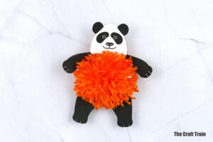 Printable pom-pom panda - The Craft Train
