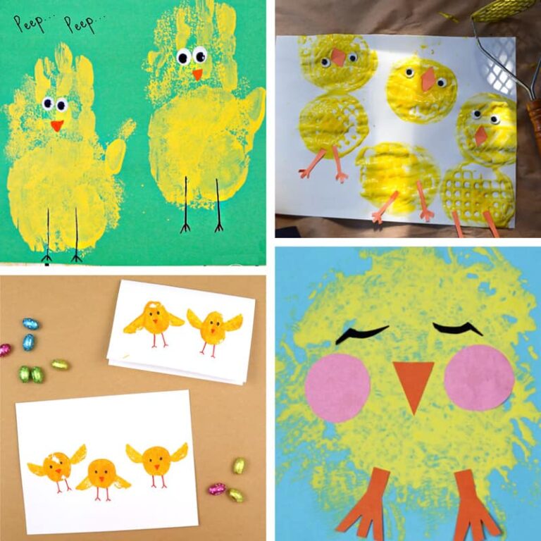 Chick crafts for kids - The Craft Train
