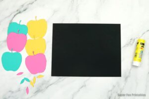 Apple doodle art - The Craft Train