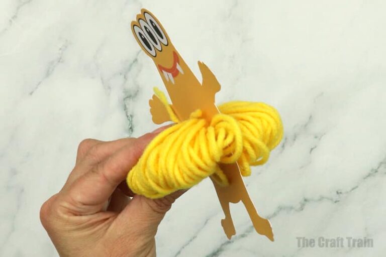 Yarn monsters made with pom poms - The Craft Train