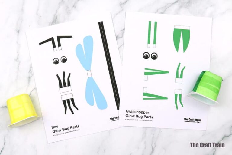 Glow bug craft - The Craft Train