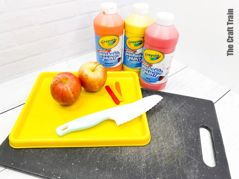 Apple Stamping Tree - The Craft Train