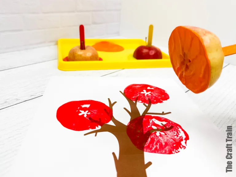Apple Stamping Tree - The Craft Train