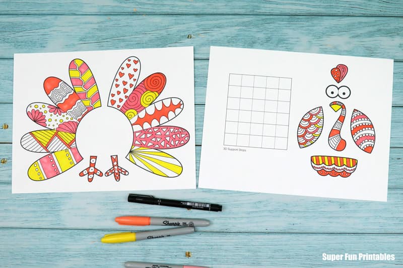 3D Pattern Art Turkey - The Craft Train