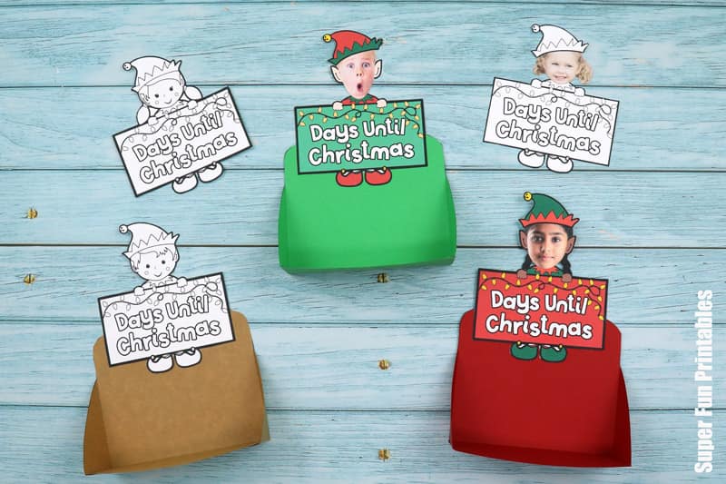 Elf Christmas Countdown Calendar - The Craft Train