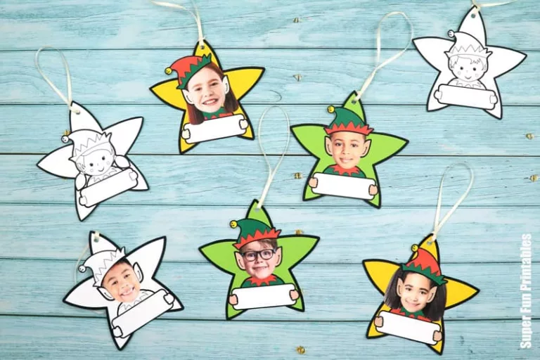 Elf Photo Ornaments - The Craft Train